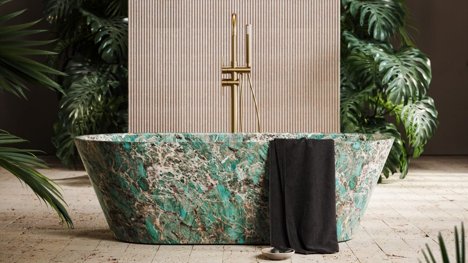 The Stunning Luxury Tiffany Marble Bathtub
