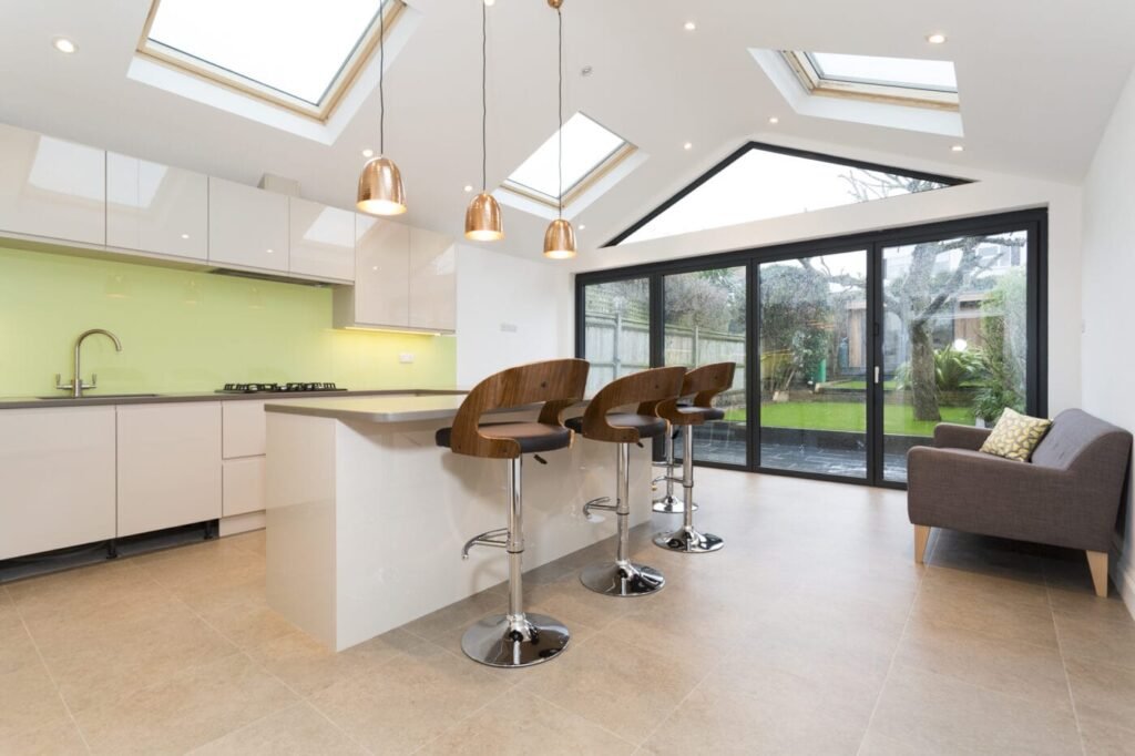 Large Rear Double Pitched Roof Extensions