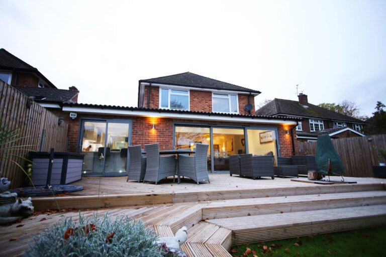 Large Wrap-around Single Pitched Roof